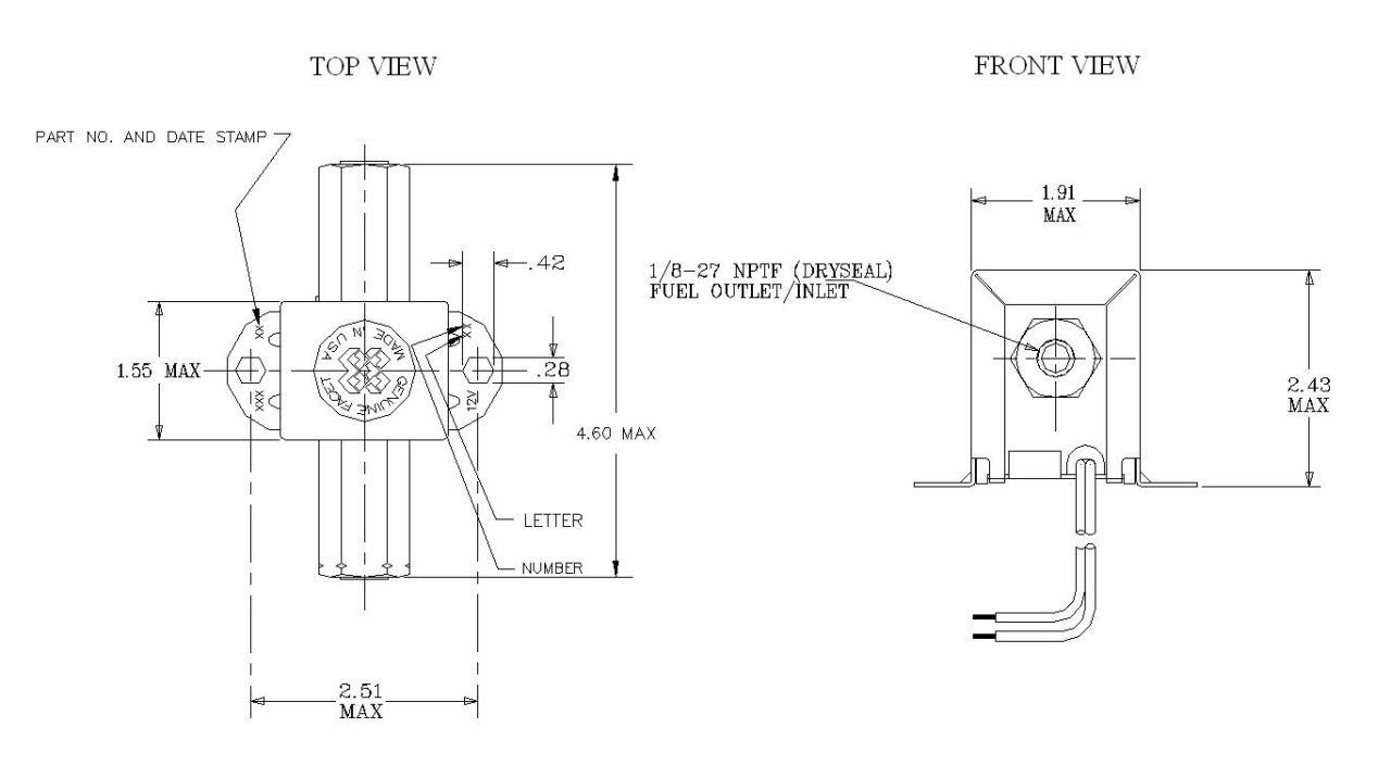 Specifications | Fuel Pumps | Motor Components, LLC